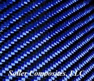 3K Carbon/Blue Kevlar 2x2 Twill - Soller Composites, LLC